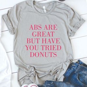 Tops | Abs Donuts Workout Gym Fitness Crossfit Pilates | Poshmark
